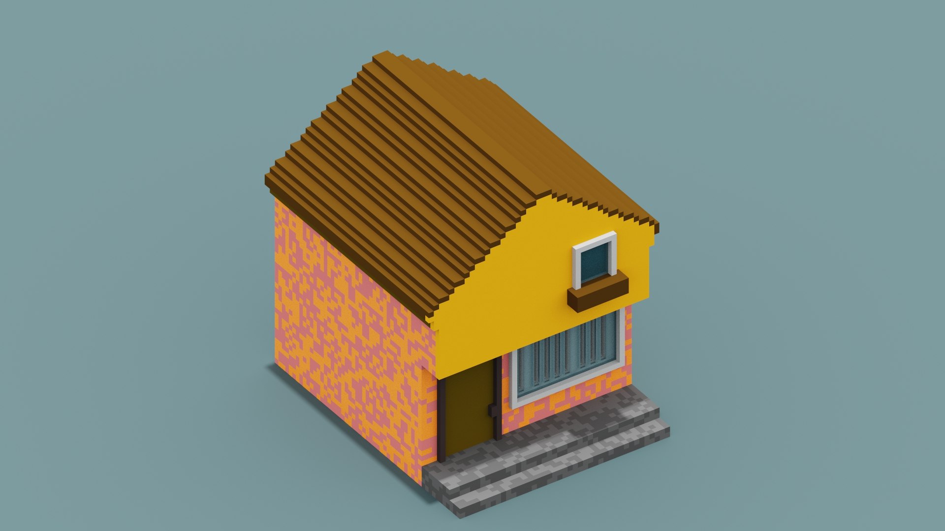 3D Model Voxel House - TurboSquid 1842146