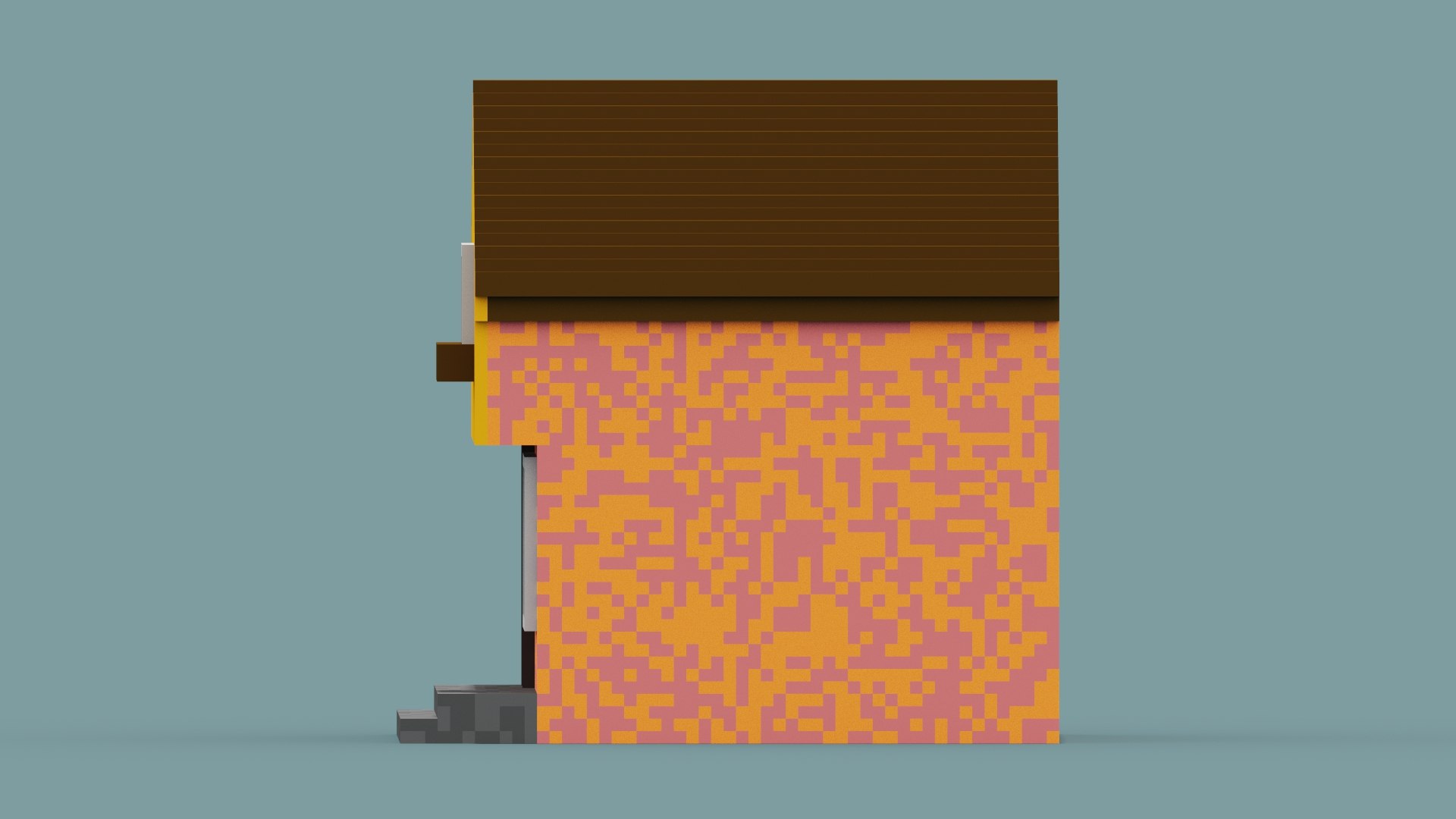 3D Model Voxel House - TurboSquid 1842146