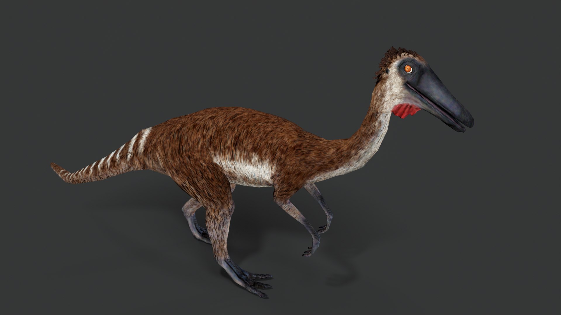 Archaeornithomimus Dinosaur Low Poly 3D Model - TurboSquid 2241314