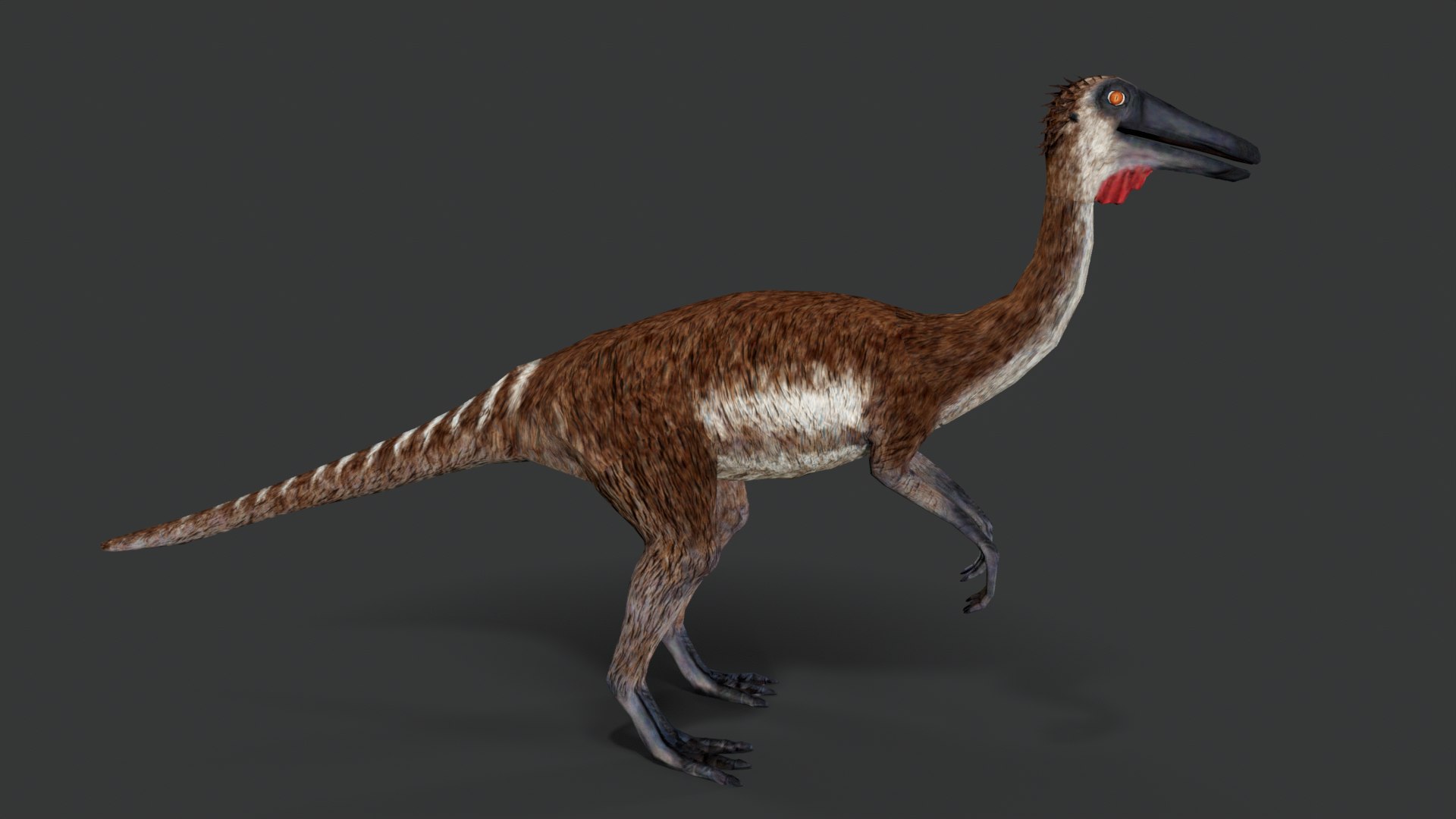Archaeornithomimus Dinosaur Low Poly 3D Model - TurboSquid 2241314