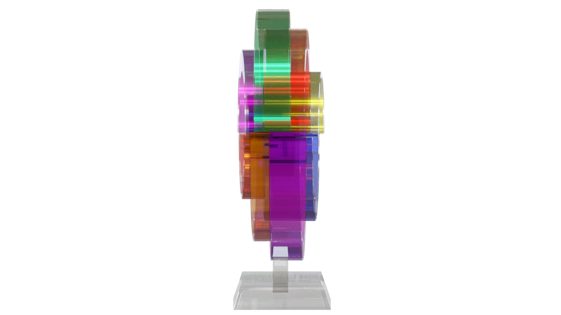 Sculpture Lucite 3D Model - TurboSquid 2214552