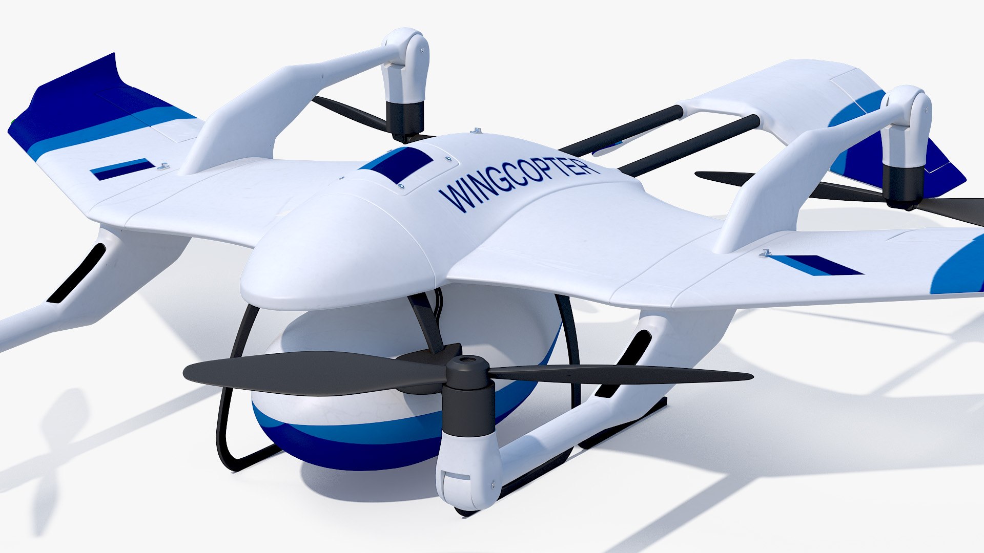 3D Wingcopter Delivery Drone Model - TurboSquid 1848803