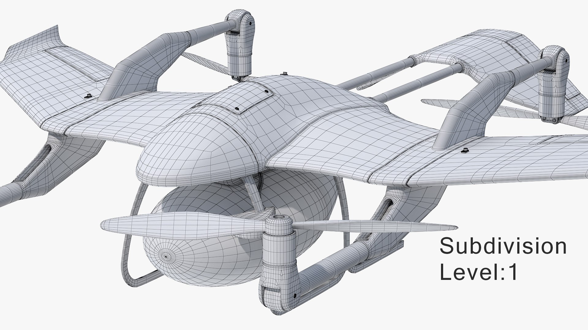 3D Wingcopter Delivery Drone Model - TurboSquid 1848803