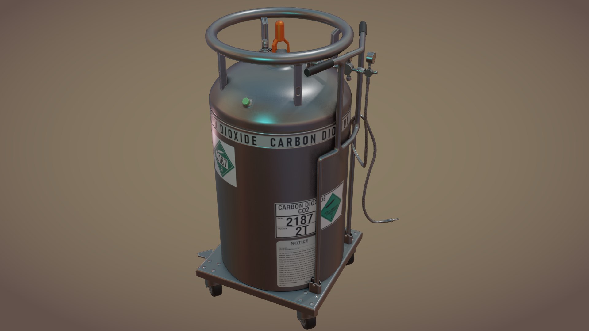 C02 Gas Tank Model - TurboSquid 1985998