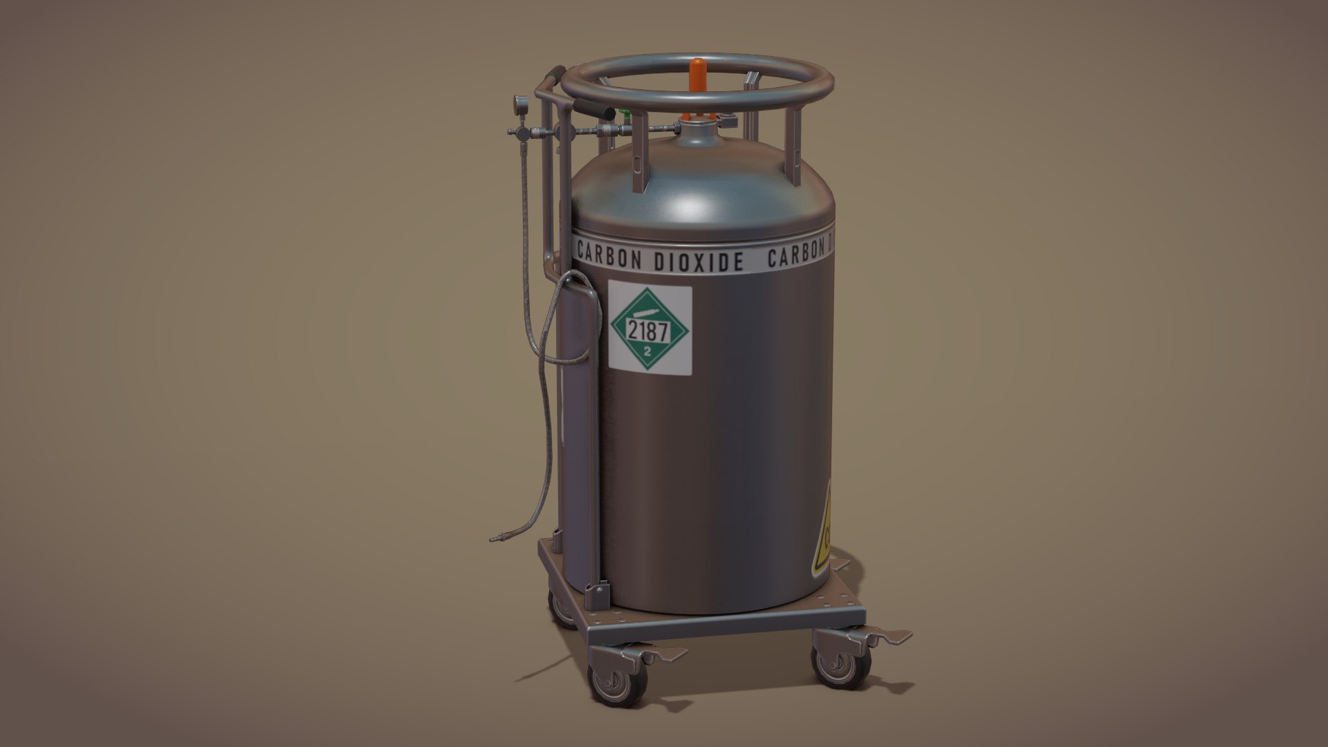 C02 Gas Tank Model - TurboSquid 1985998