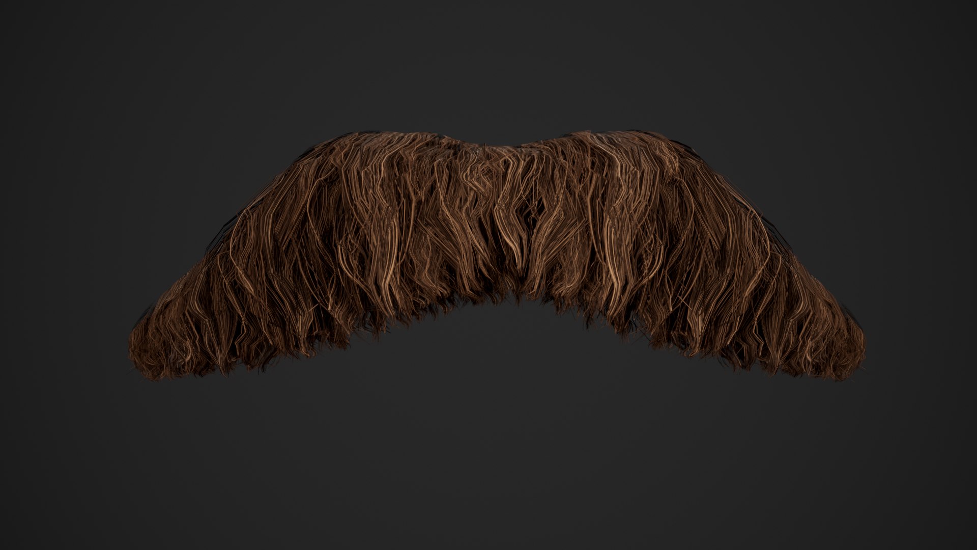 Facial Hair Cards Style 5 - Mustache 3D model - TurboSquid 1983509