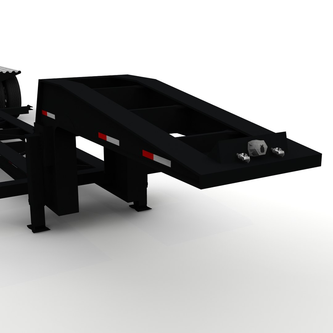 3d Container Chassis Model