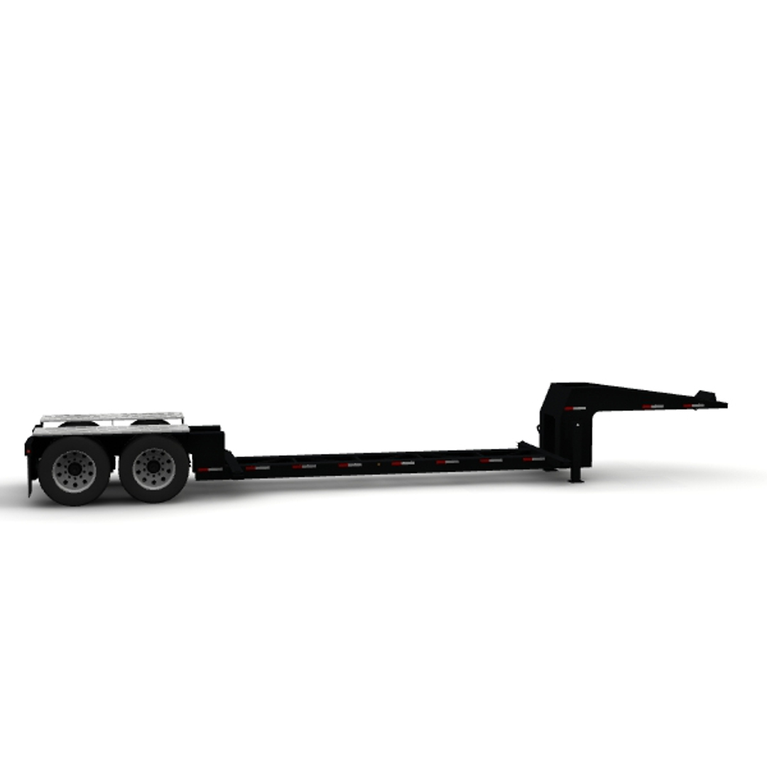 3d Container Chassis Model