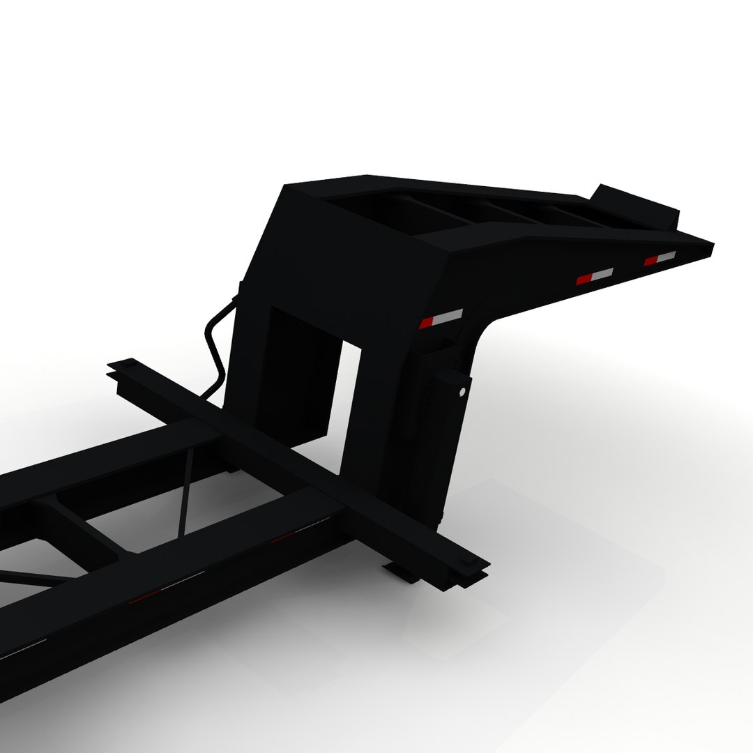 3d Container Chassis Model