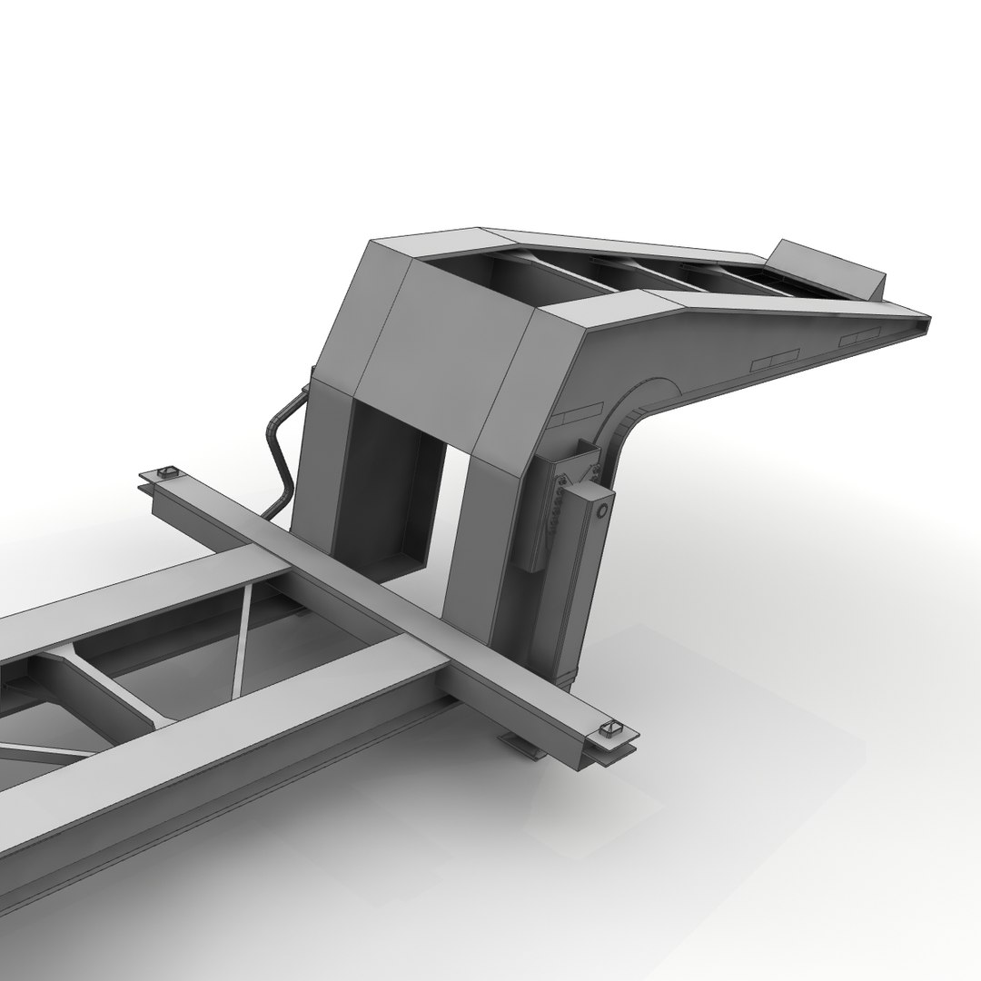 3d Container Chassis Model