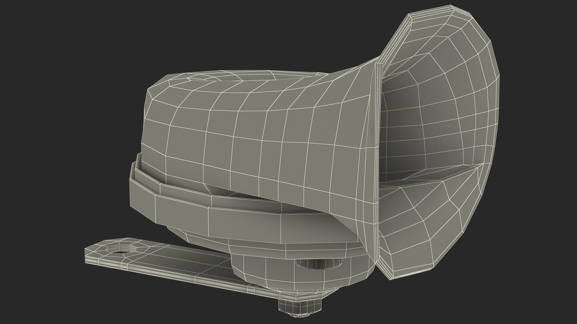 3D electric snail car horn - TurboSquid 1628877