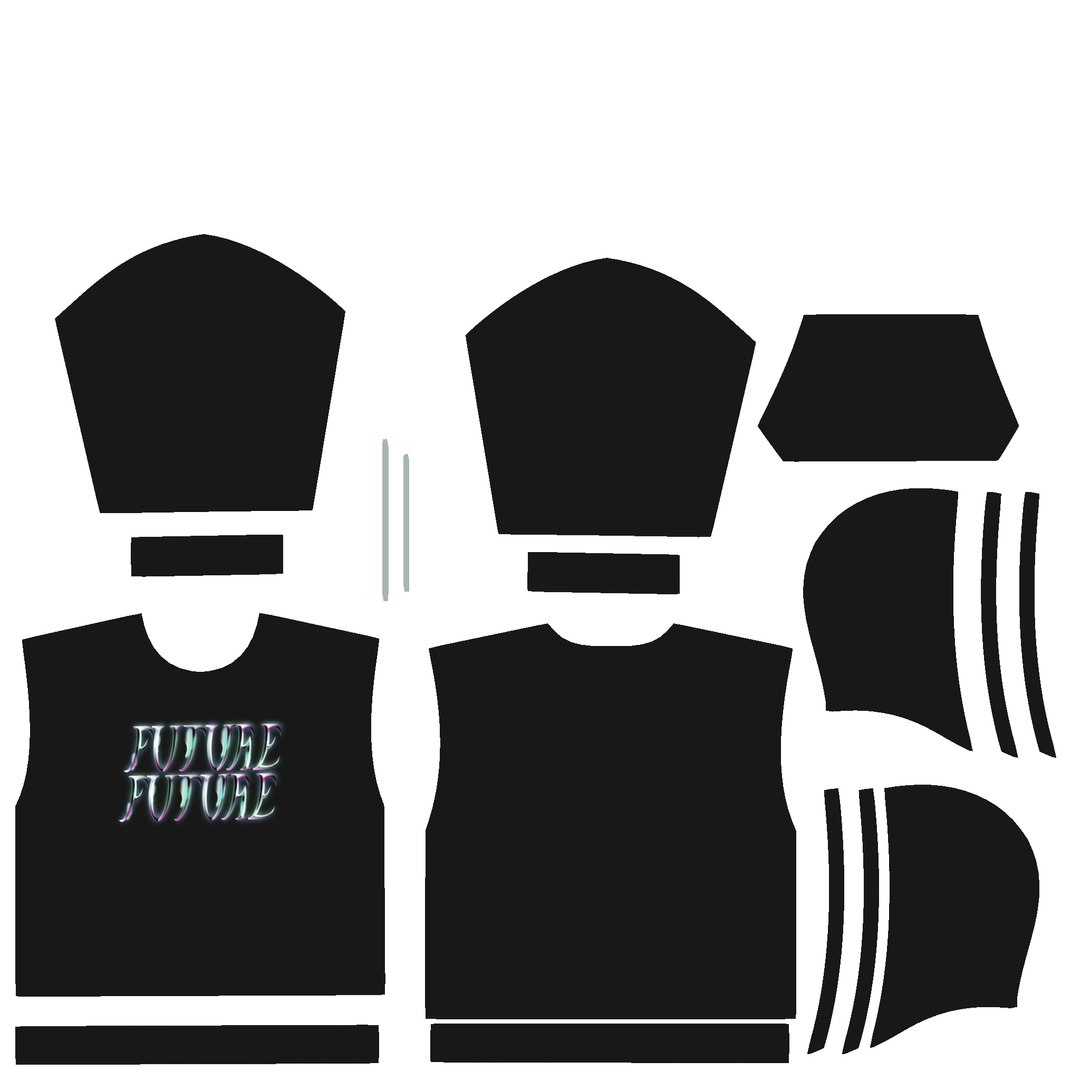 3D Mens Hoodie-Future In Low Poly Model - TurboSquid 2379886