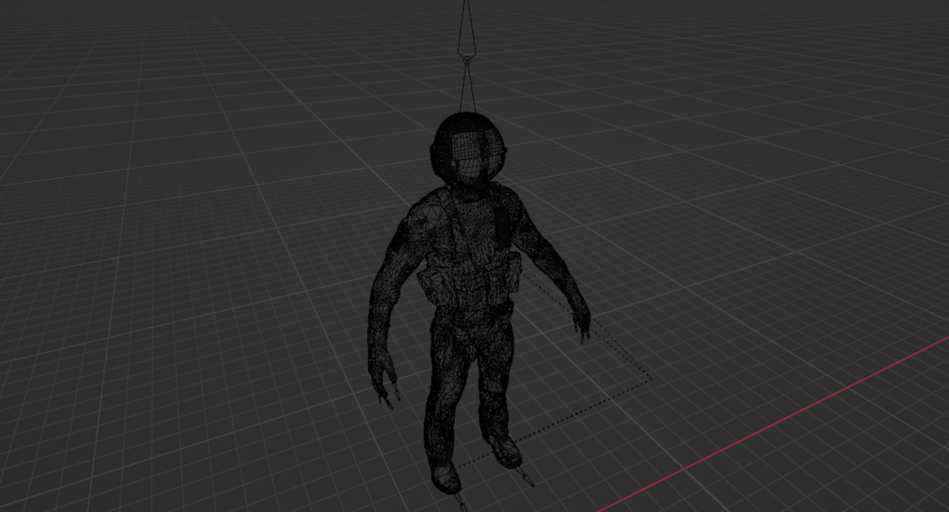 Black Hawk Helicopter Pilot 3D Model - TurboSquid 2104454