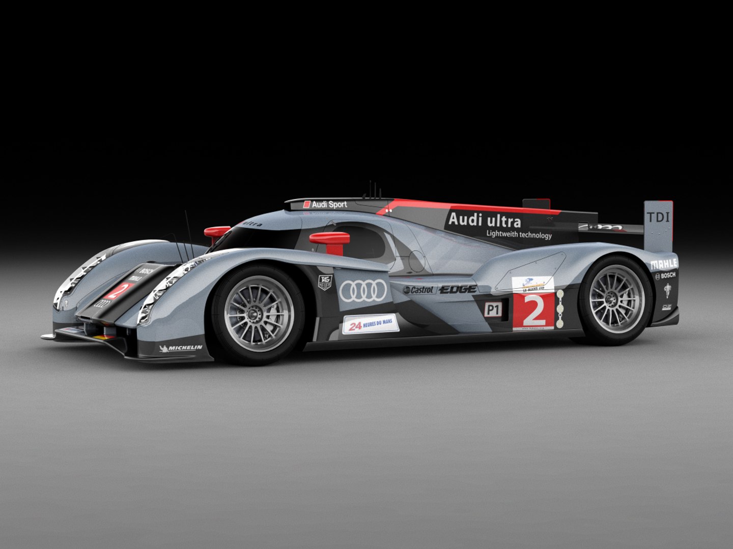 3d Model 2011 Audi R18