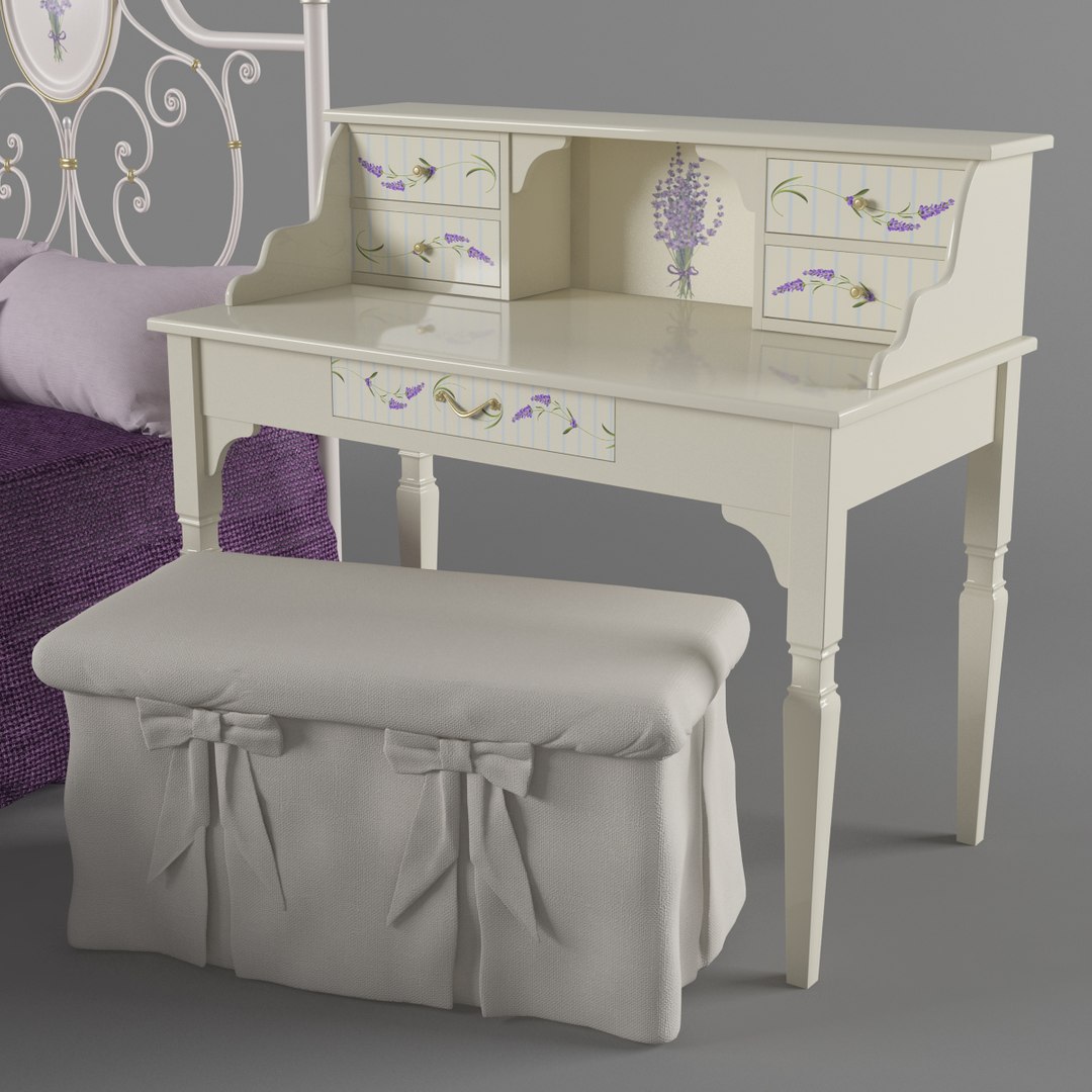 3D Model Alice Table Lavender - TurboSquid 1351515