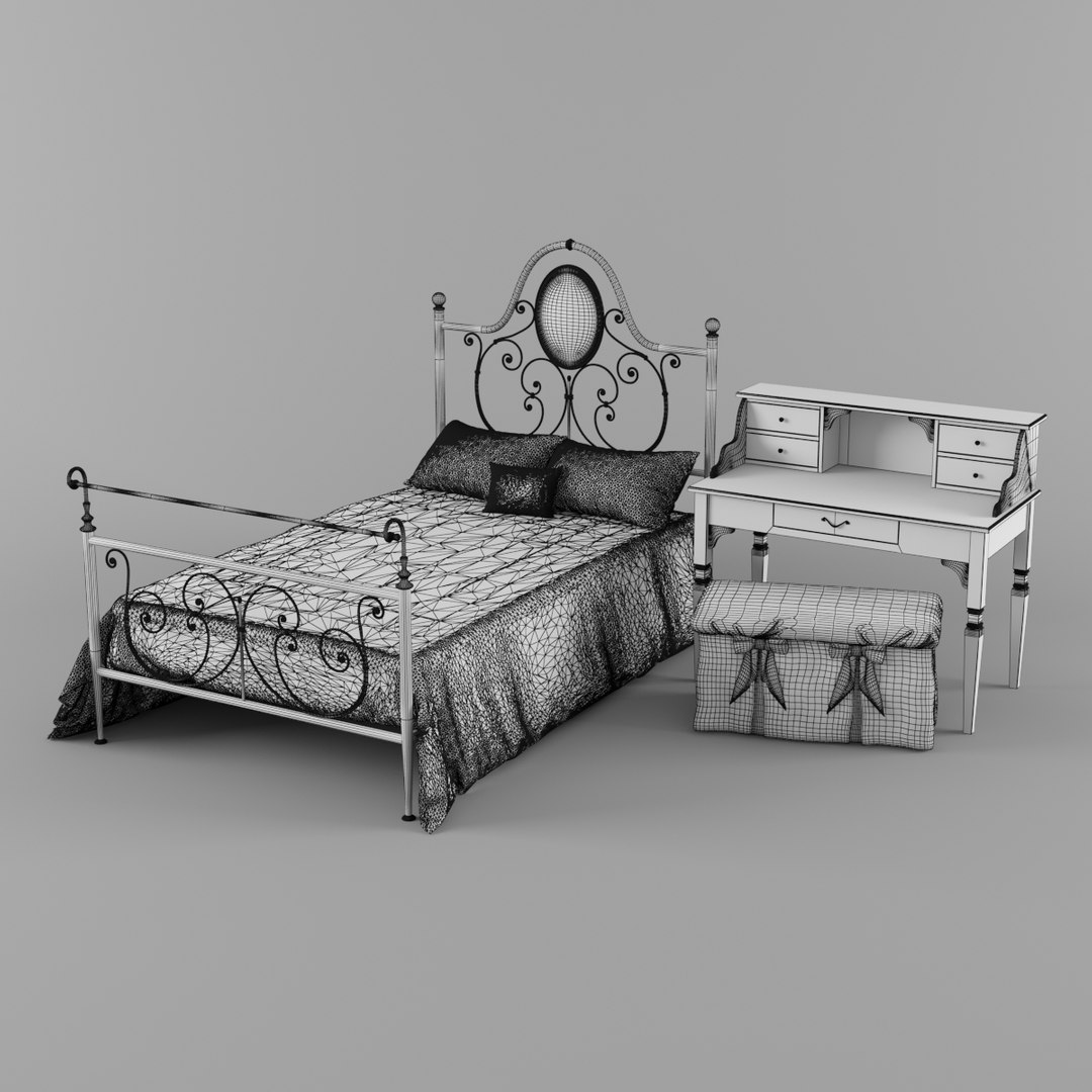3D Model Alice Table Lavender - TurboSquid 1351515