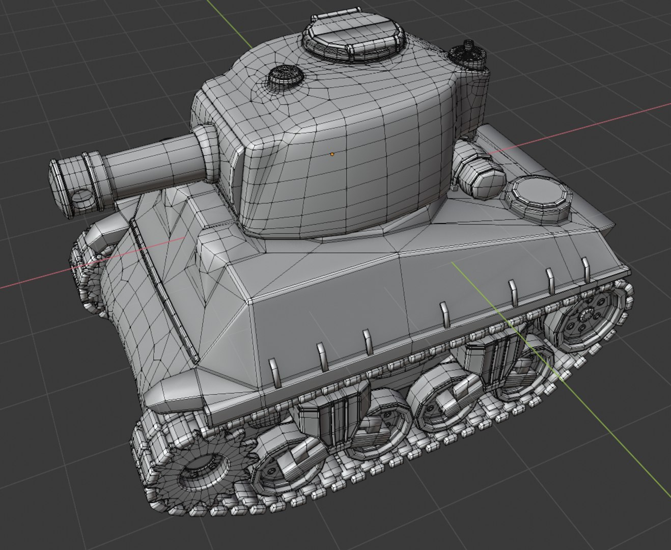 Mini Sherman Tank 3D - TurboSquid 1453605
