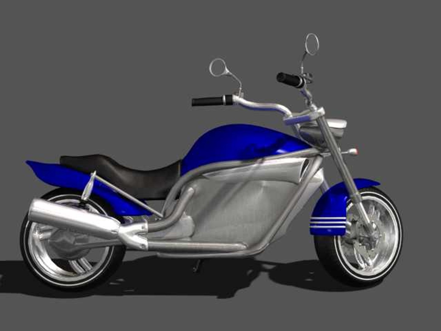 Medium Motorcycle 3d Max
