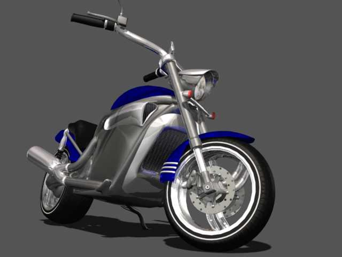 Medium Motorcycle 3d Max