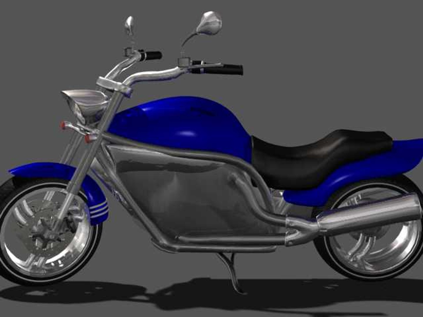 Medium Motorcycle 3d Max