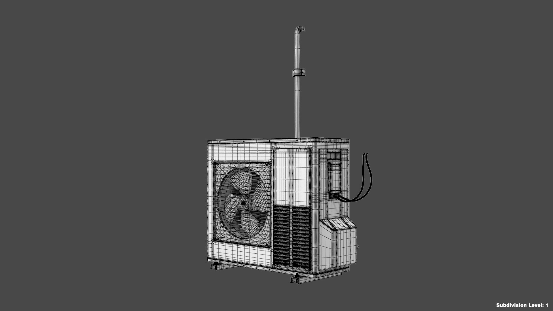 3D Air Conditioning Unit Model - TurboSquid 1680078