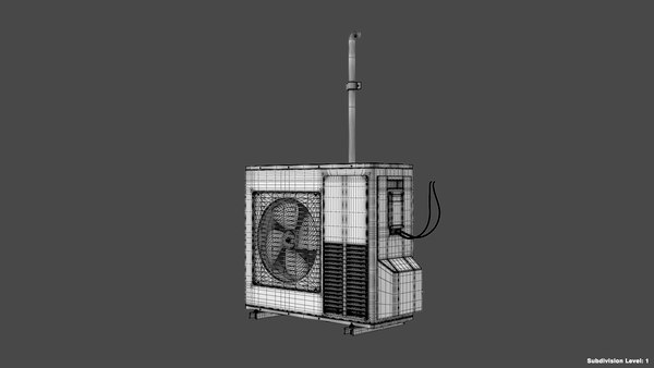 3D air conditioning unit model - TurboSquid 1680078