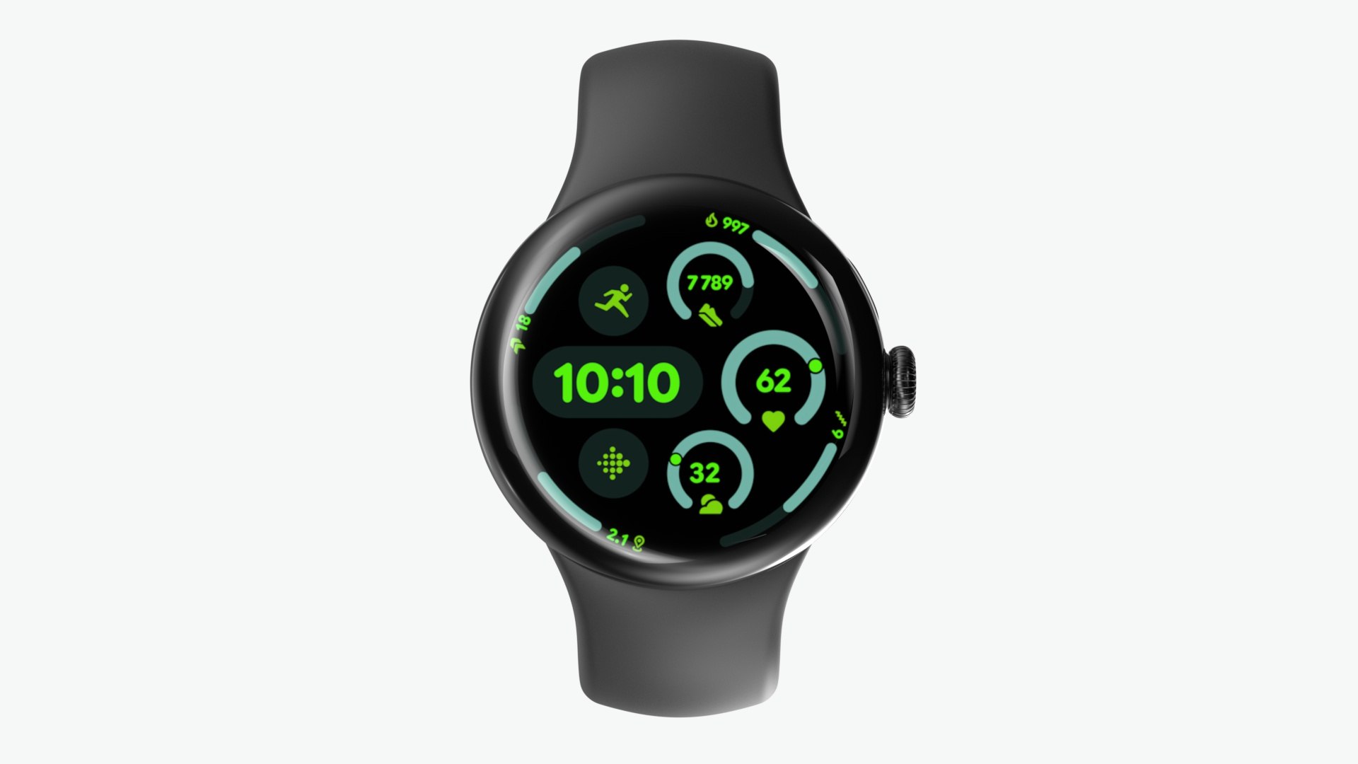 Google Pixel Watch 3 XL Obsidian Model - TurboSquid 2268513