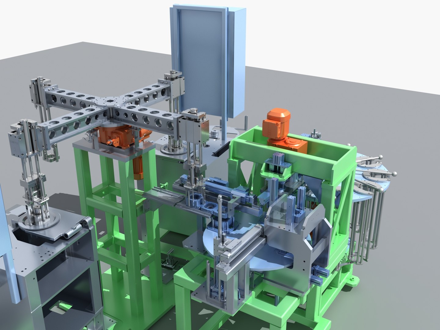 Industrial Equipment 33 - Multi Station Dual Turntable Production ...