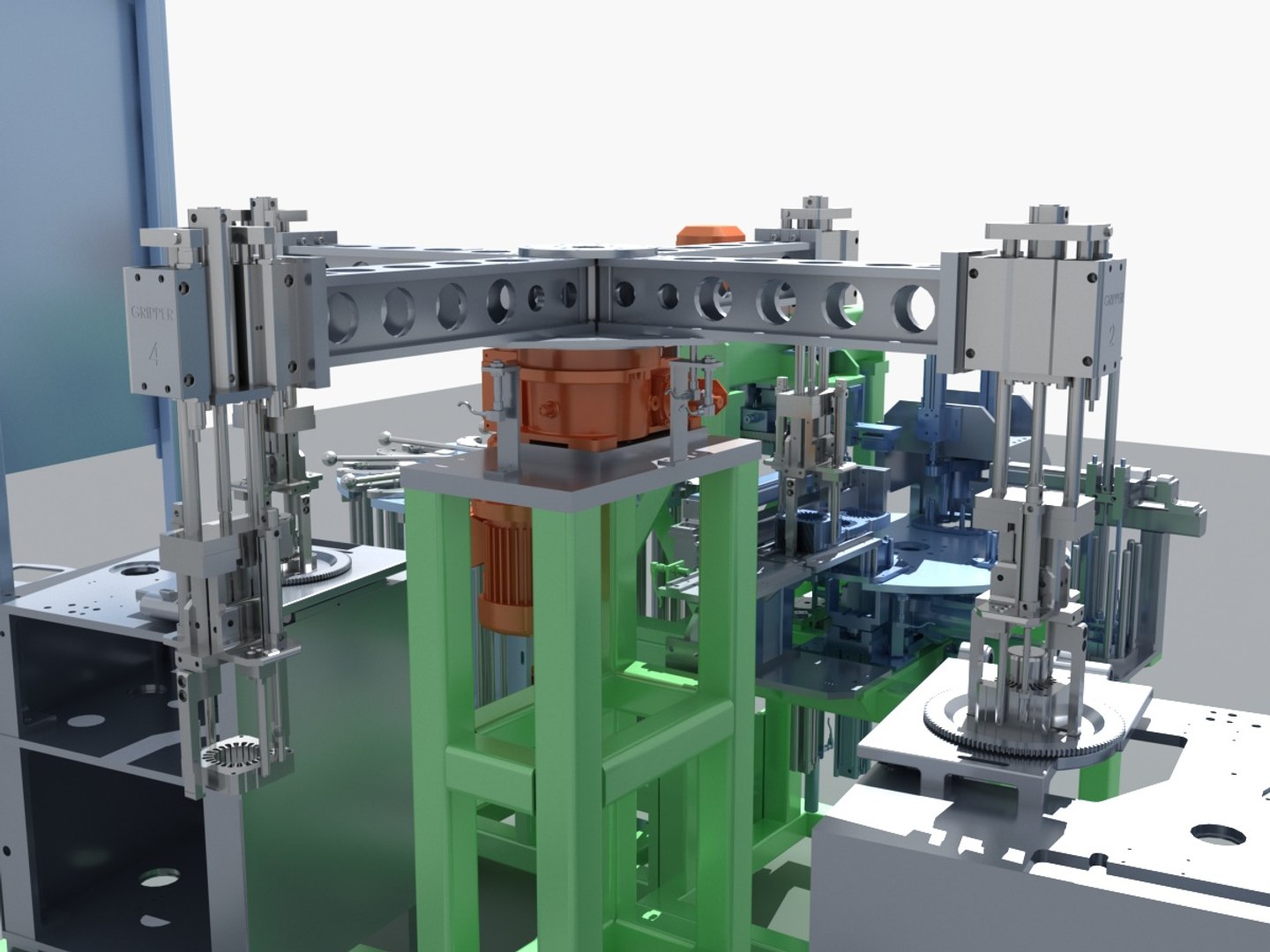 Industrial Equipment 33 - Multi Station Dual Turntable Production ...