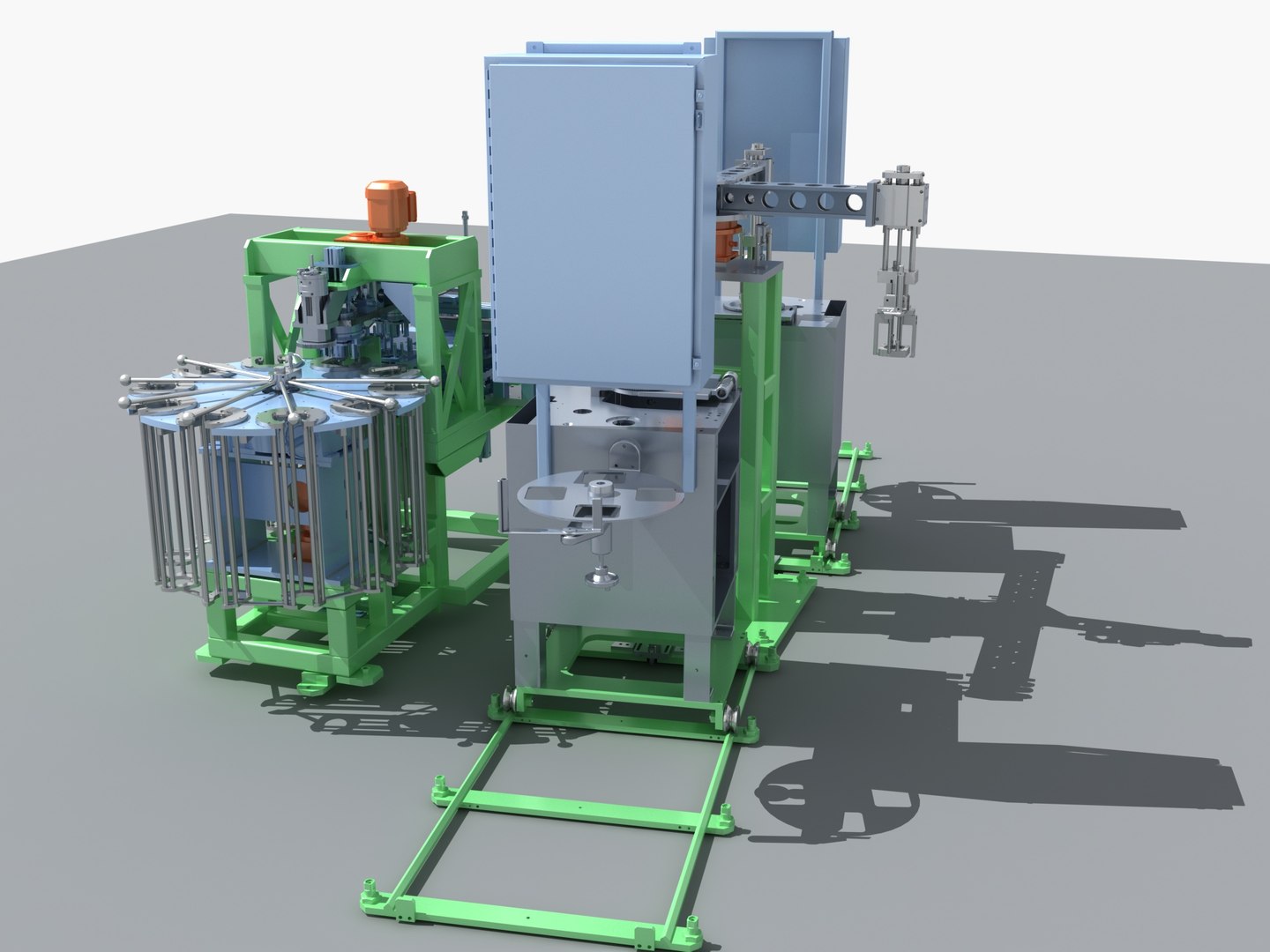 Industrial Equipment 33 - Multi Station Dual Turntable Production ...