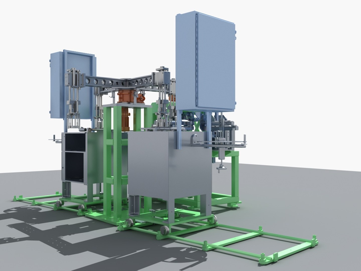 Industrial Equipment 33 - Multi Station Dual Turntable Production ...