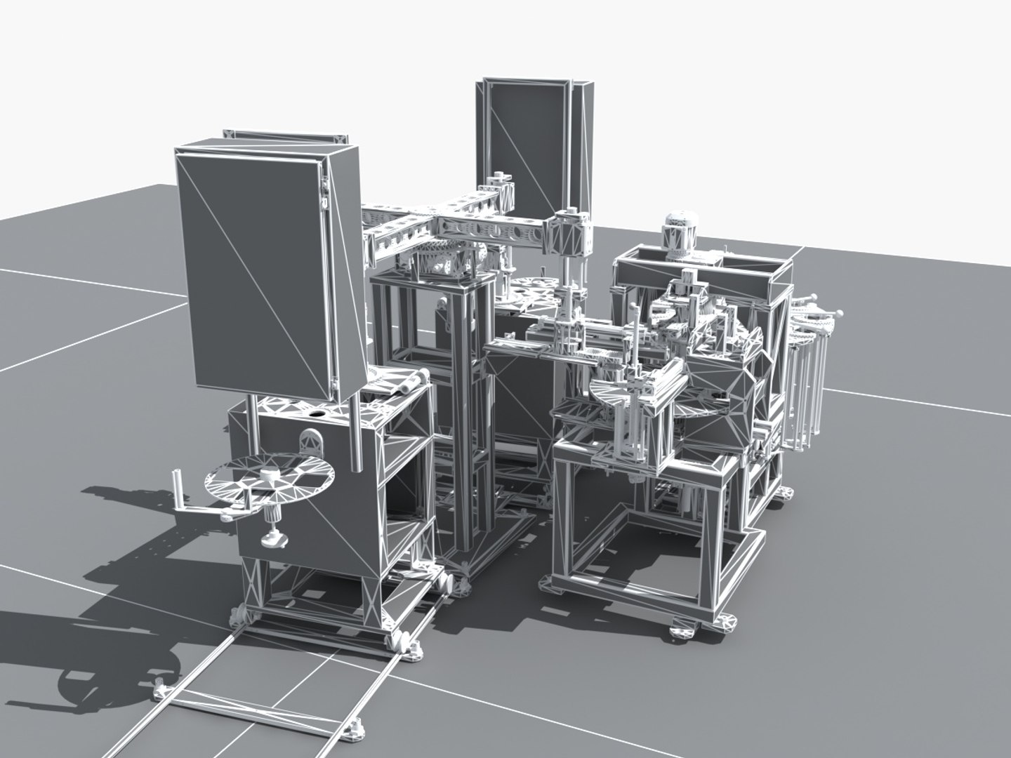 Industrial Equipment 33 - Multi Station Dual Turntable Production ...