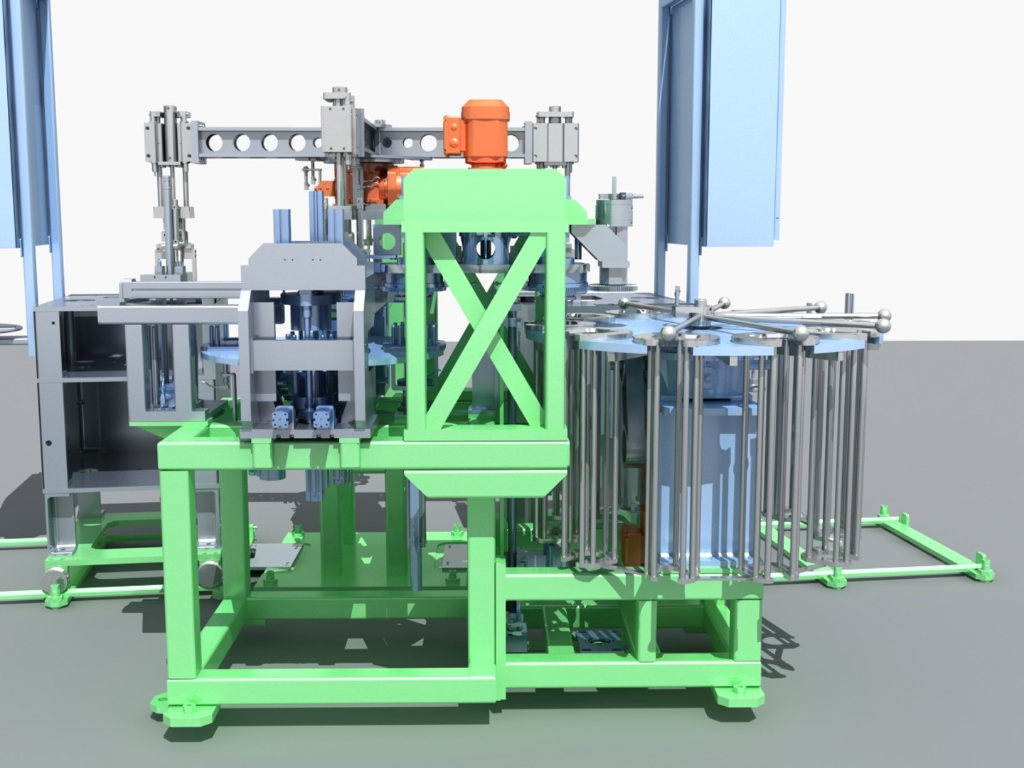 Industrial Equipment 33 - Multi Station Dual Turntable Production ...