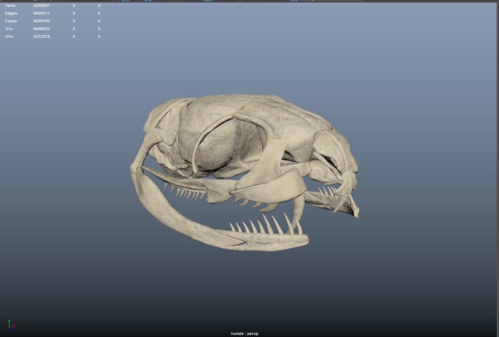 3D Snake Skeleton Rig - TurboSquid 1471901