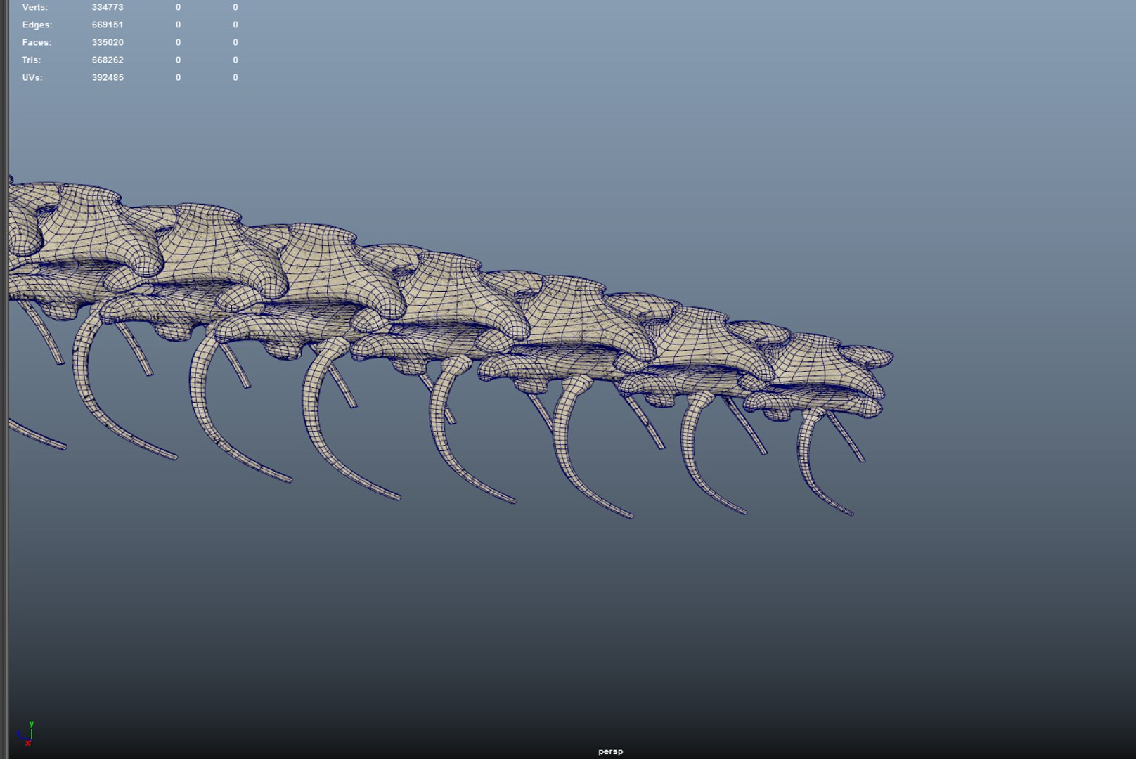 3D Snake Skeleton Rig - TurboSquid 1471901