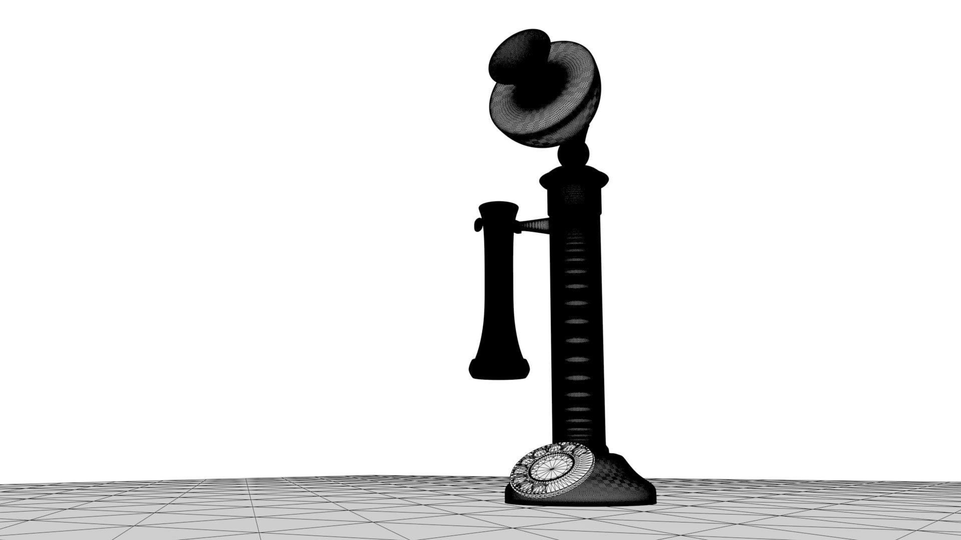 Candlestick Telephone 3D Model - TurboSquid 1836176