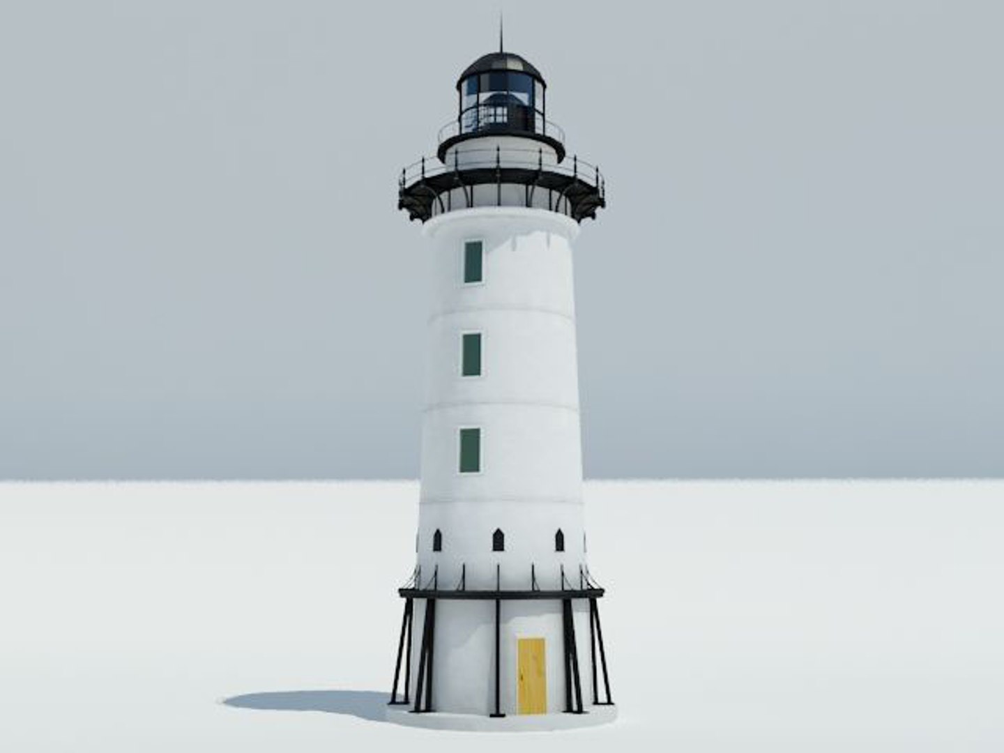 3d Model Light Lighthouse