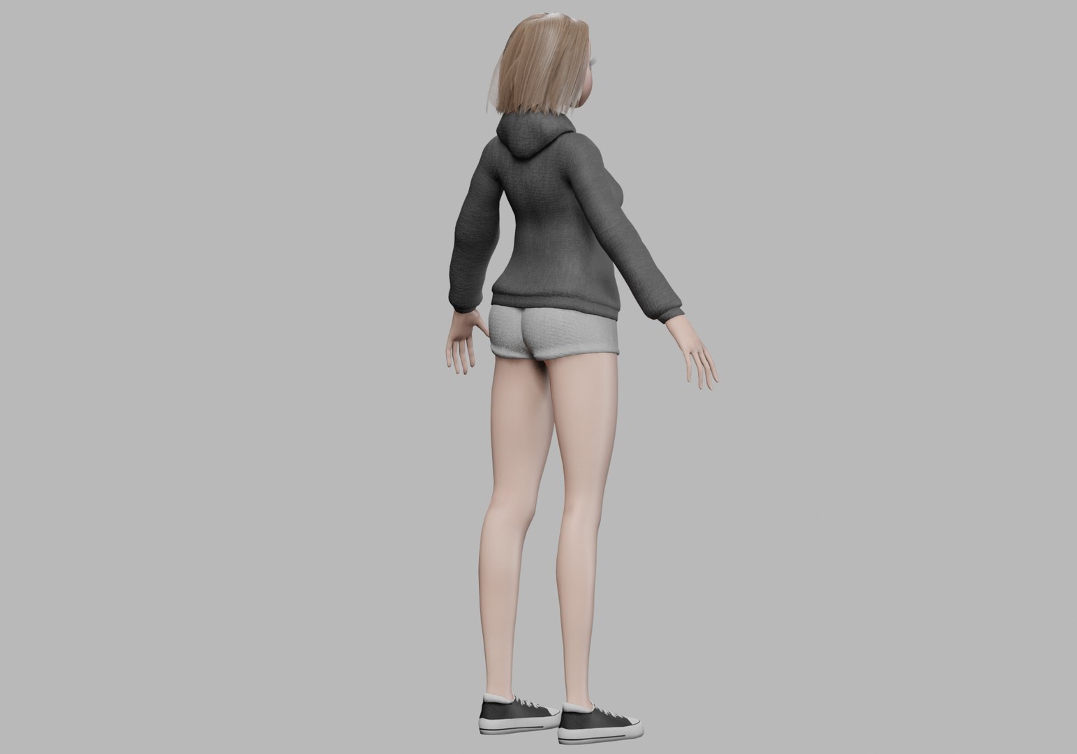 Pretty Basic Girl V30121 3D Model - TurboSquid 2263330