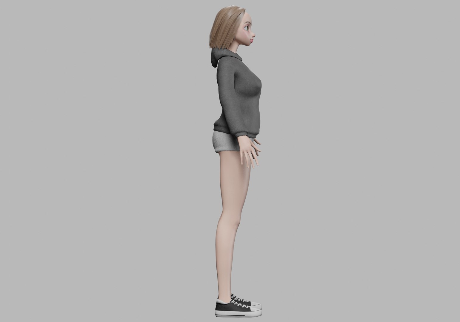 Pretty Basic Girl V30121 3D Model - TurboSquid 2263330