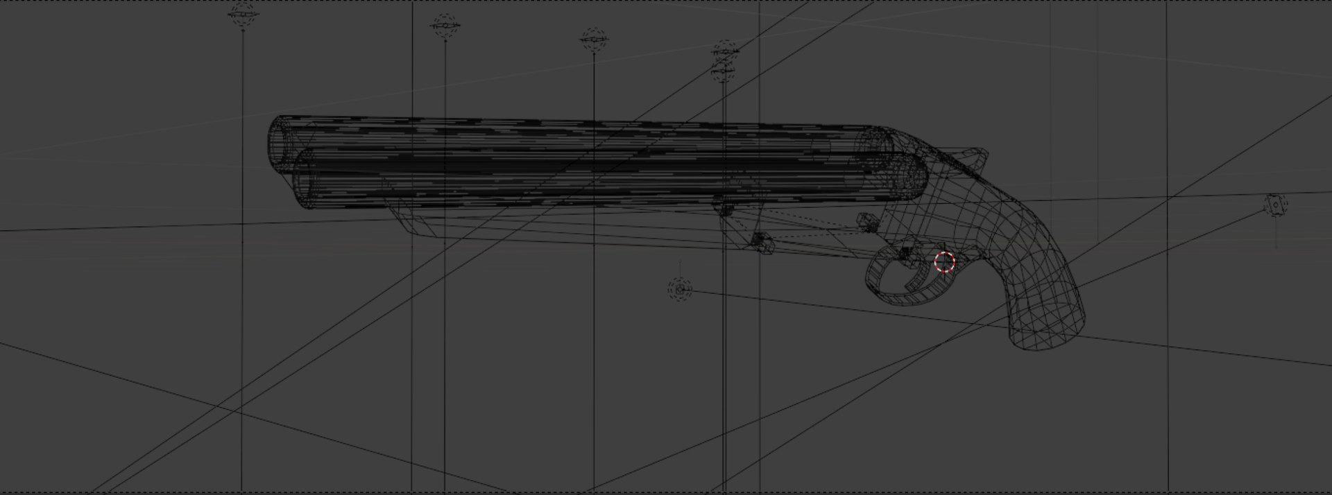 Sawed-off Double Shotgun 3D Model - TurboSquid 2467082