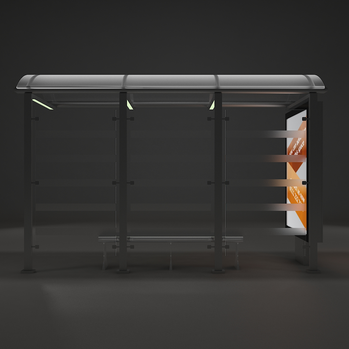 Bus minibus stop model - TurboSquid 1200729
