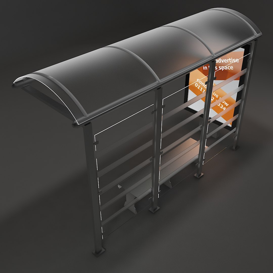 Bus Minibus Stop Model - TurboSquid 1200729