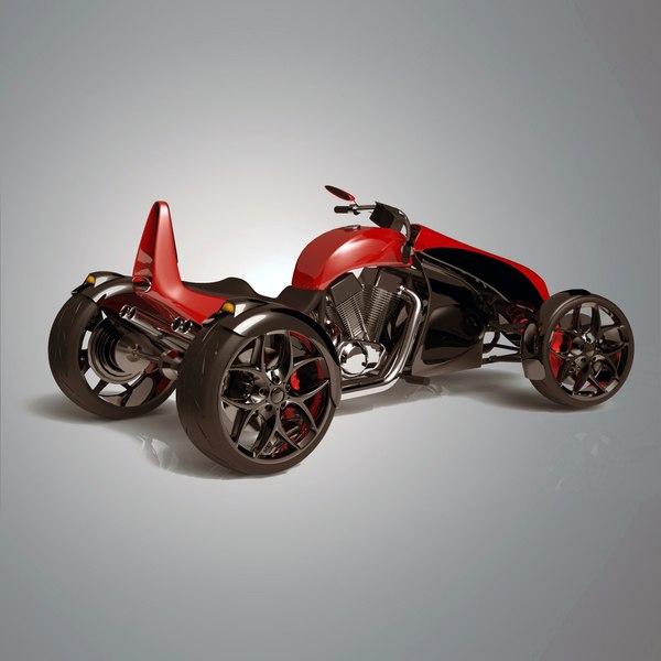 3d concept performance sports car model