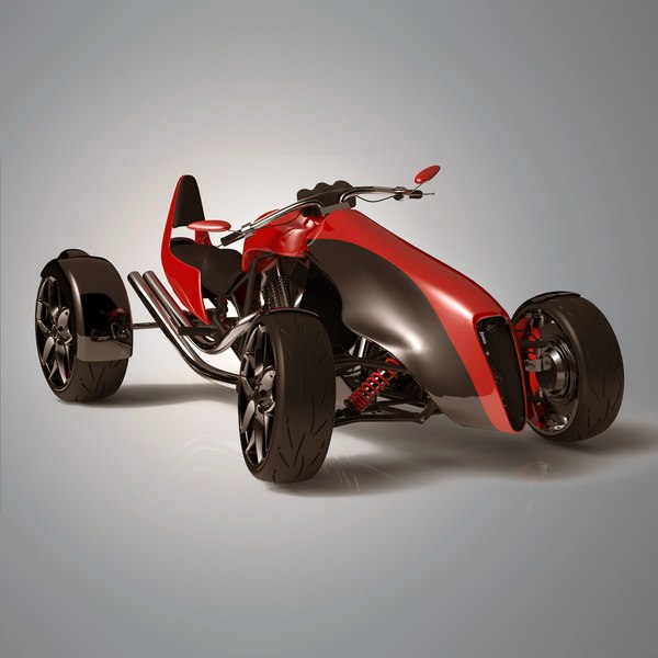 3d concept performance sports car model