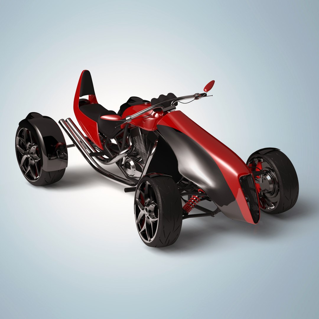 3d Concept Performance Sports Car Model