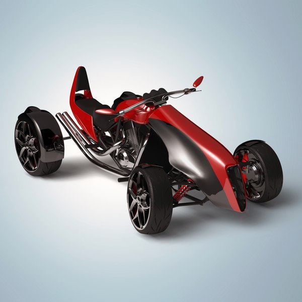 3d concept performance sports car model