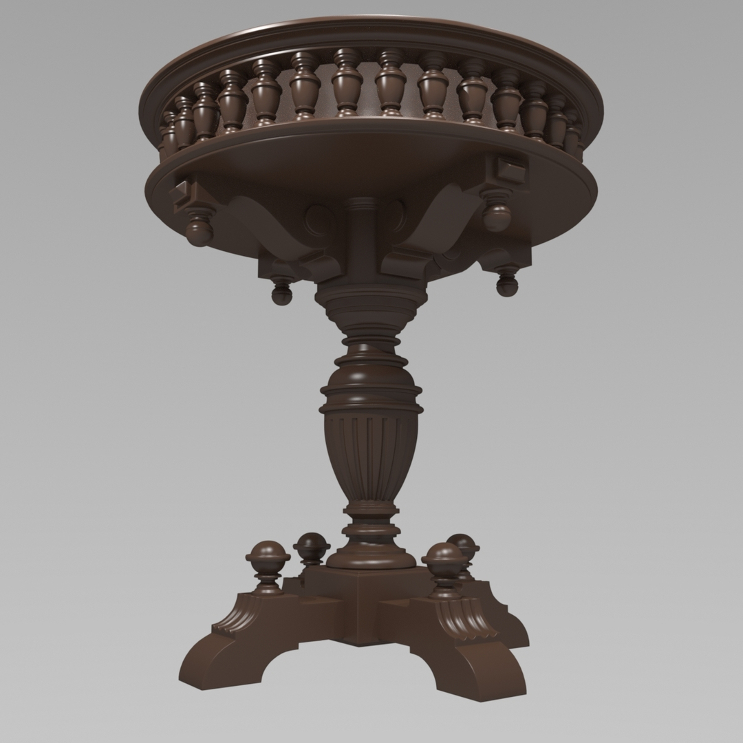 3d Flower Plant Table