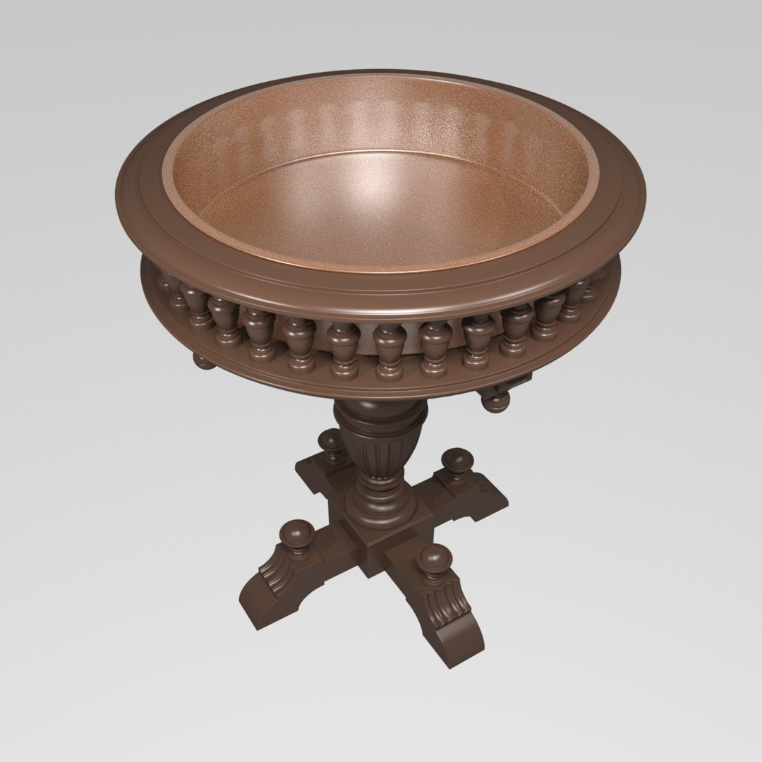 3d Flower Plant Table