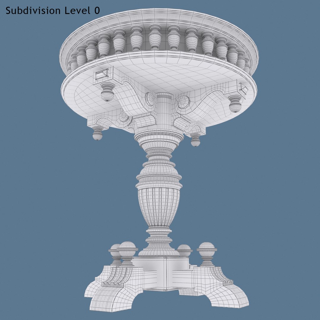 3d Flower Plant Table