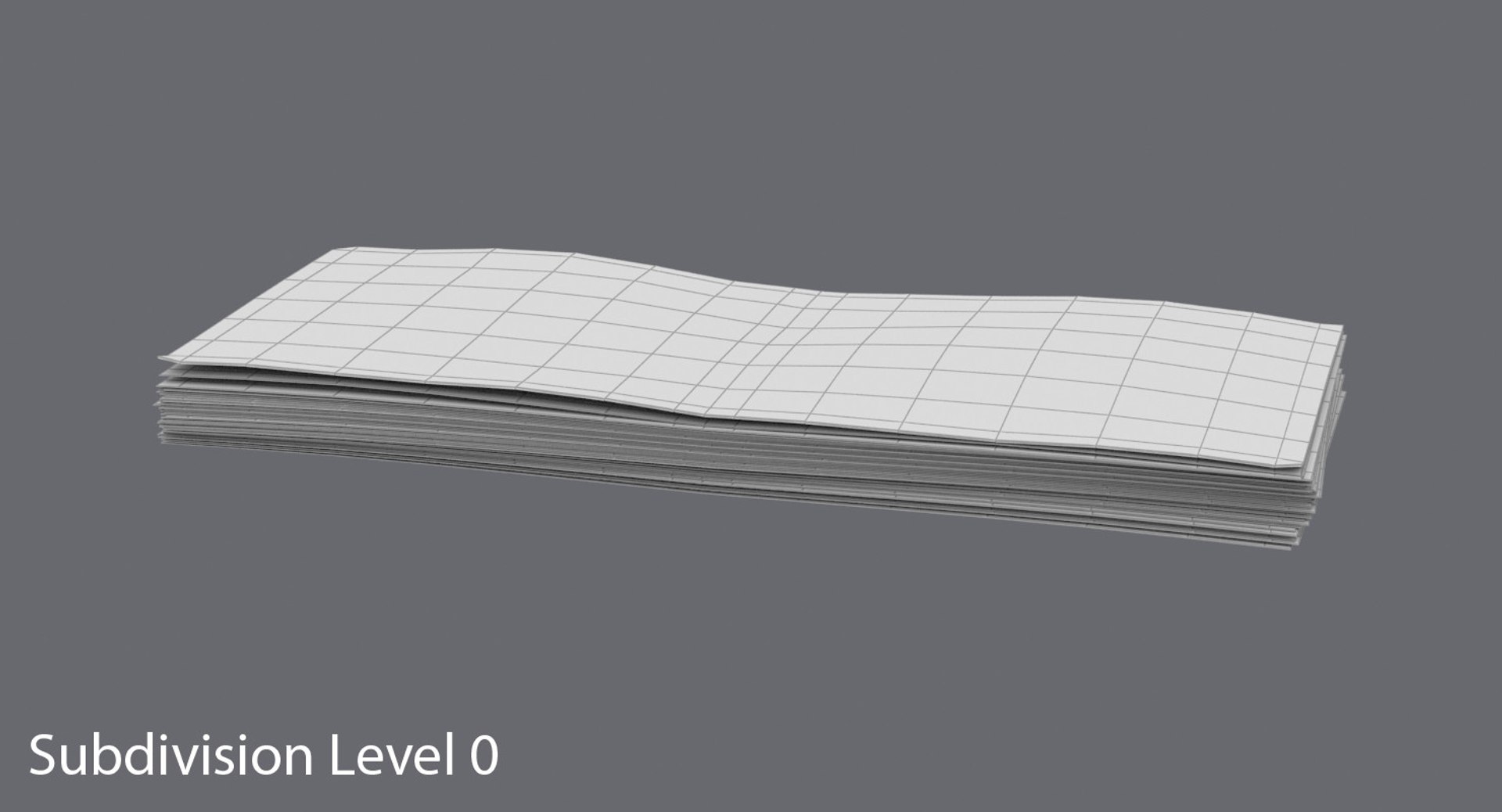 3d Model 1 Yuan Note Stack